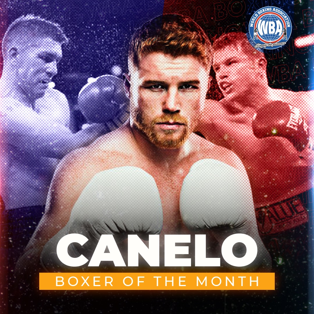 El "Canelo" inicia 2021 como boxeador del mes para la AMB