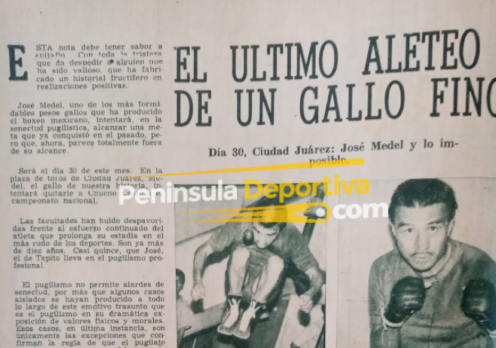 Hace 20 años murió José "Huitlacoche" Medel - Peninsula Deportiva