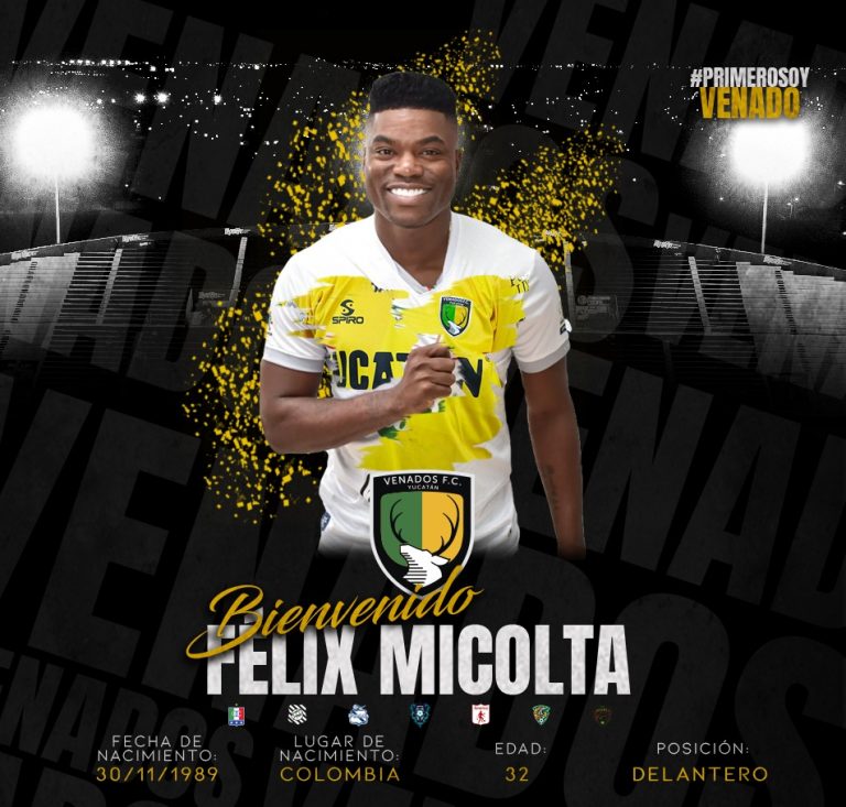 El colombiano Félix Mixcolta, nuevo refuerzo de los Venados