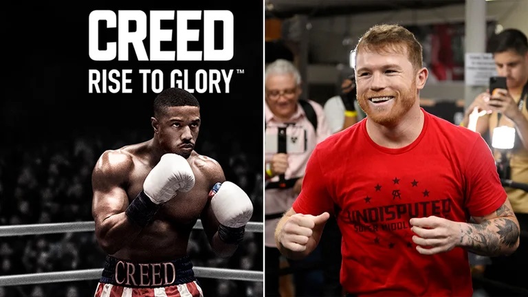 Ya apareció el "Canelo" en el tráiler de Creed III
