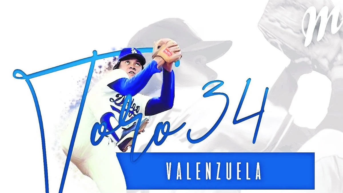 Los Dodgers retirarán el número 34 de Valenzuela